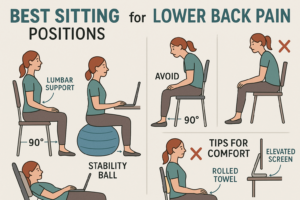 Best Sitting Posture and Comfortable Sitting Positions for Lower Back Pain