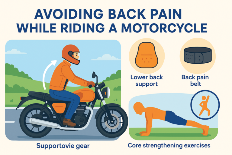 How to Avoid Back Pain While Riding a Motorcycle