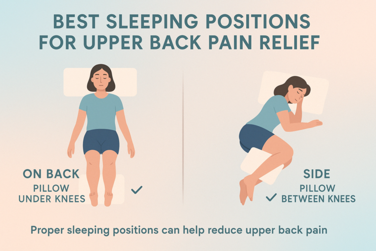 Good Sleeping Positions for Upper Back Pain